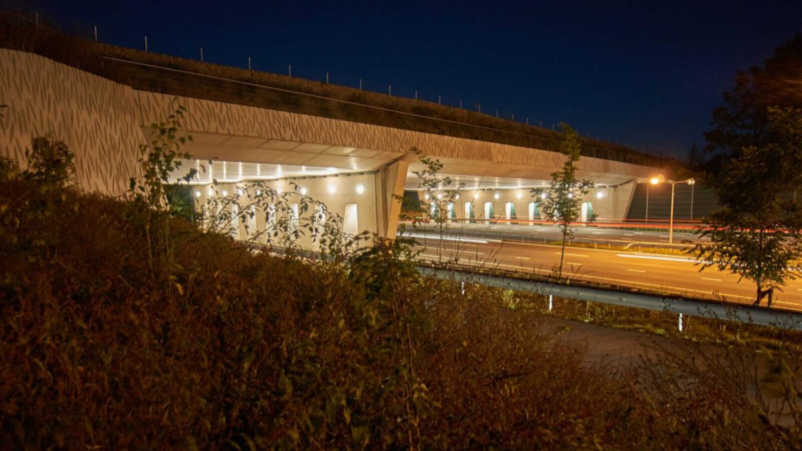 Natuurbrug Laarderhoogt, rijksweg A1 - Landschappartners